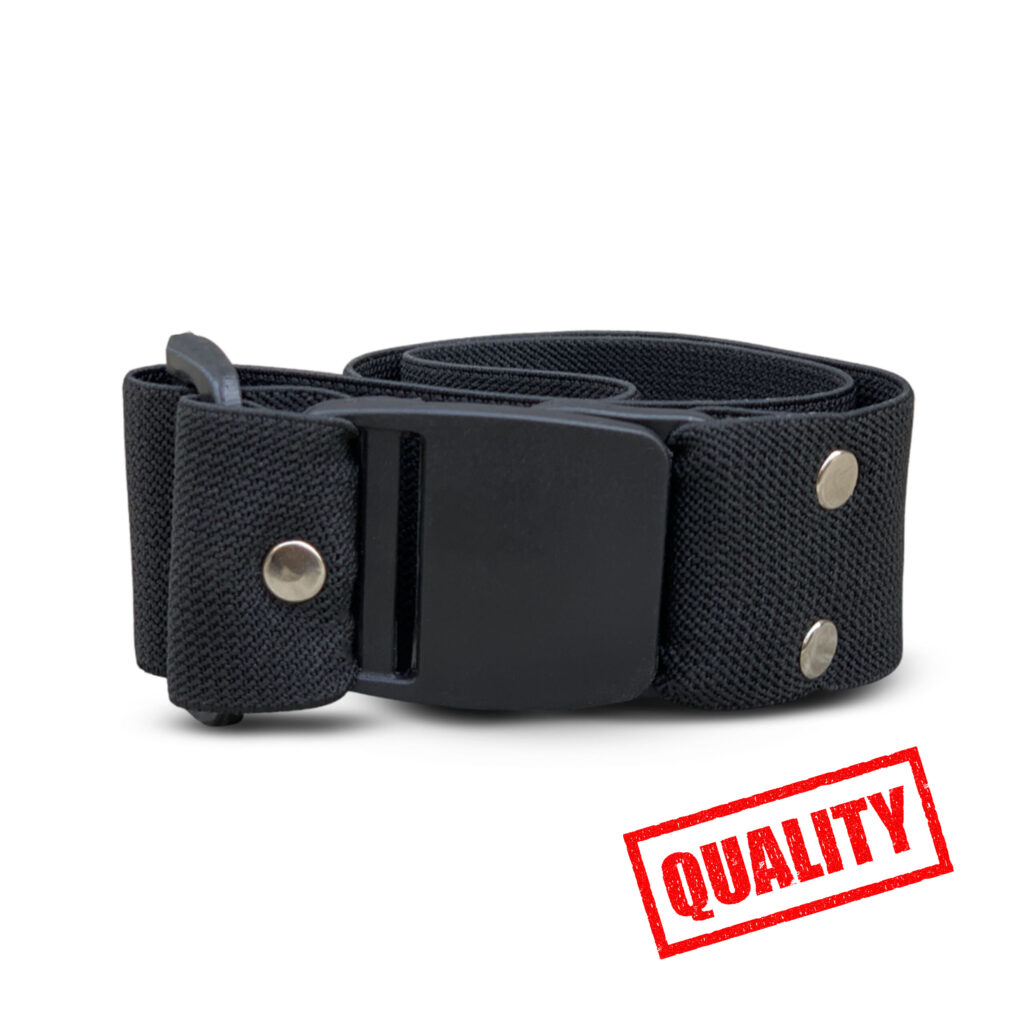 Invisible Elastic Stretch Belt With Flat Buckle (1pcs) Quality - NijerMart